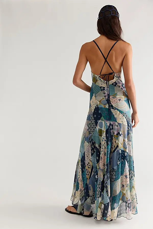 Free People Patchwork Maxi Dress