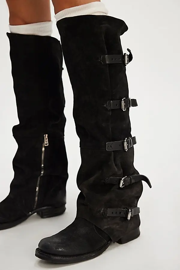 A.S.98 Tatum Over-the-knee Boots - Nero