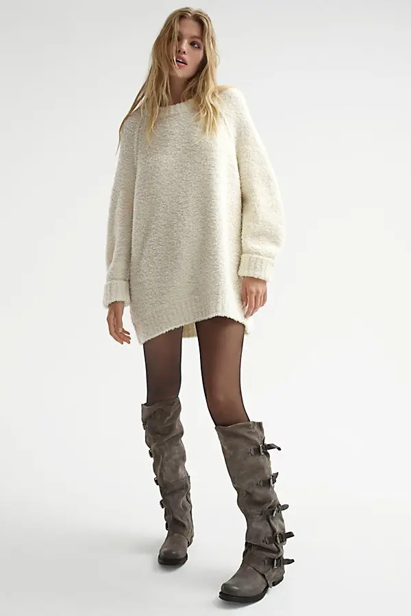 A.S.98 Tatum Over-the-knee Boots - Smoke
