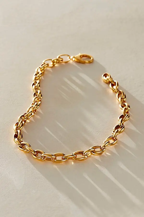 ALV Woven Chain Necklace - Gold