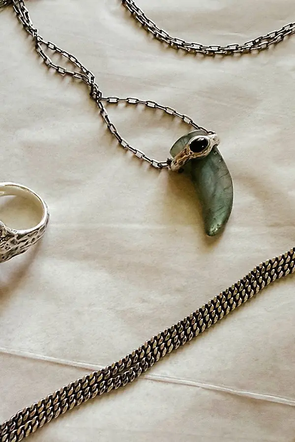 Pamela Love Fp X Labradorite Aris Pendant Necklace
