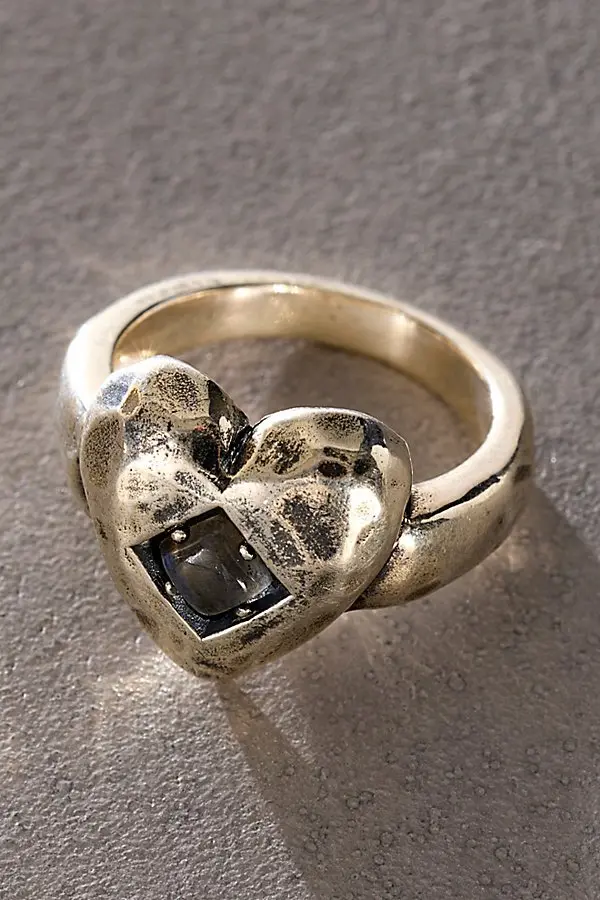 Pamela Love Fp X Aria Ring - Silver Labradorite