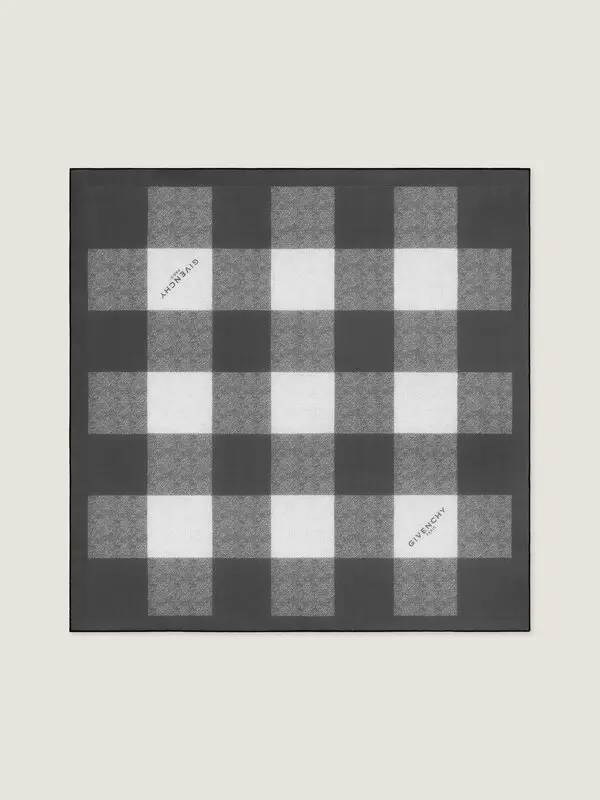 Givenchy Checked Square In Silk Georgette - Multicolor