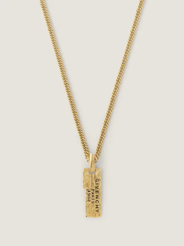 Givenchy Tape Necklace In Metal And Enamel