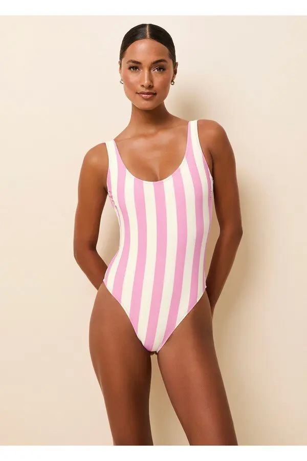Solid & Striped Anne-marie Striped One Piece - Stripe