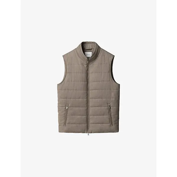 Eton Wool Gilet - Beige