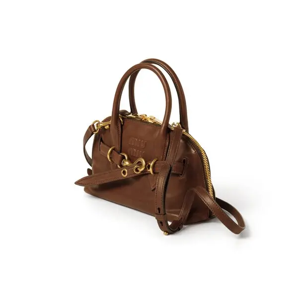 Miu Miu Aventure Nappa Leather Top-handle Bag