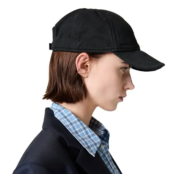 Miu Miu Drill Baseball Cap - Black