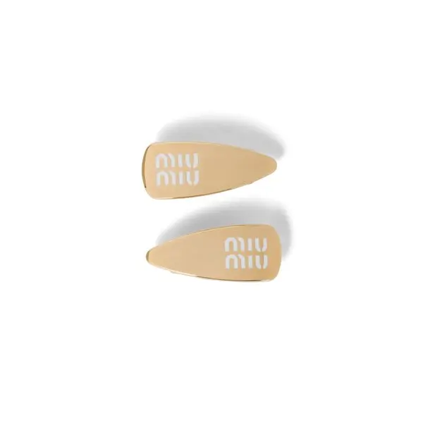 Miu Miu Enameled Metal Hair Clips