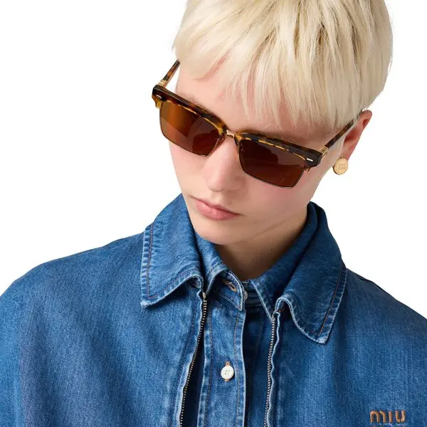 Miu Miu Denim Blouson Jacket