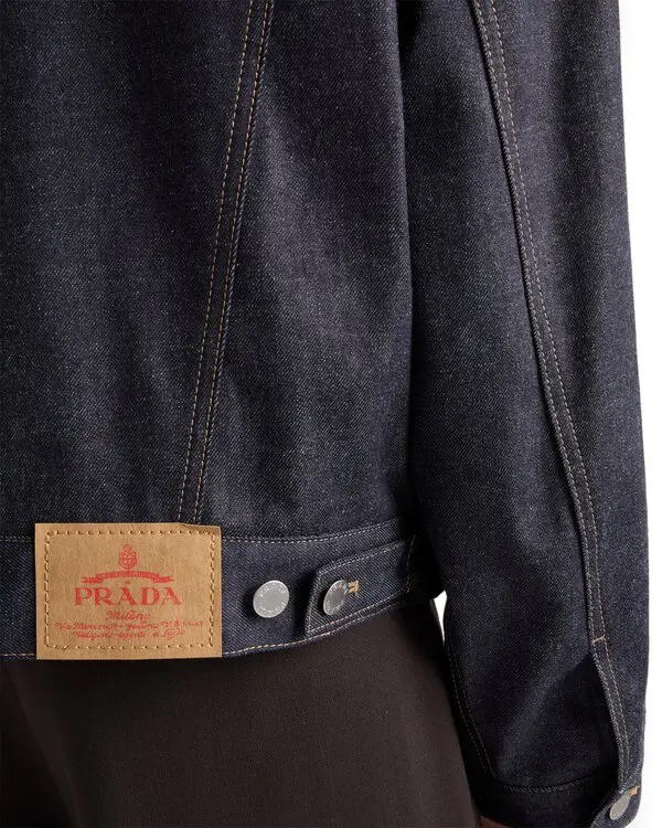 Prada Denim And Suede Jacket
