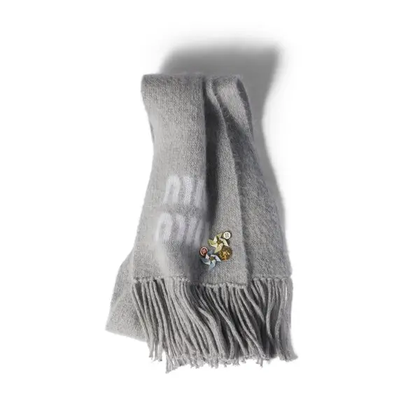Miu Miu Wool And Mohair Scarf