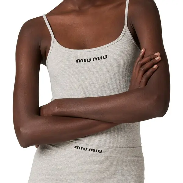 Miu Miu Seamless Mélange Top