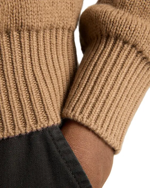 Prada Cashmere Crew-neck Sweater - Camel/camel