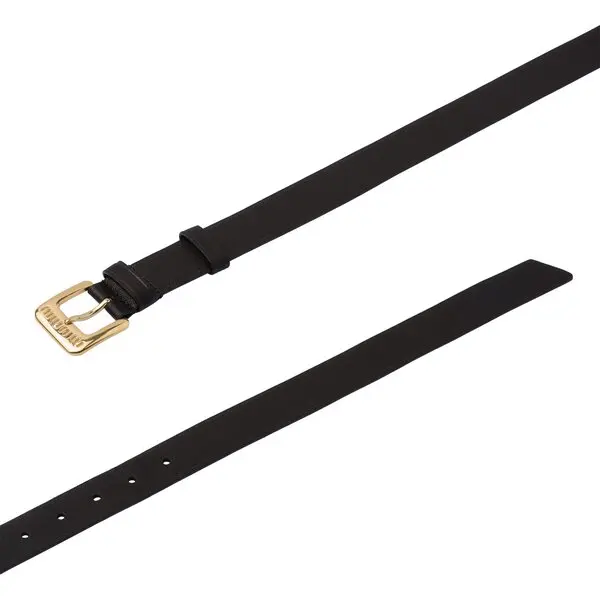 Miu Miu Nappa Leather Belt - Black