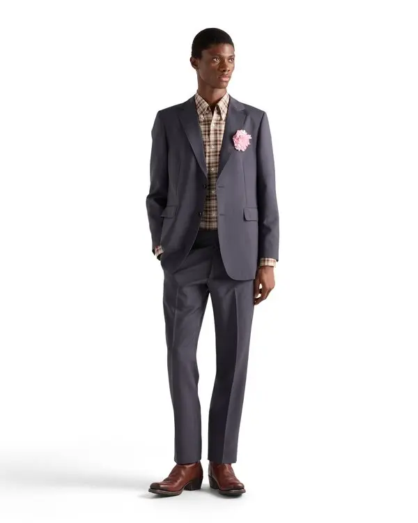Prada Wool And Mohair Trousers