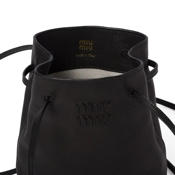 Miu Miu Nappa Leather Mini-bag - Black