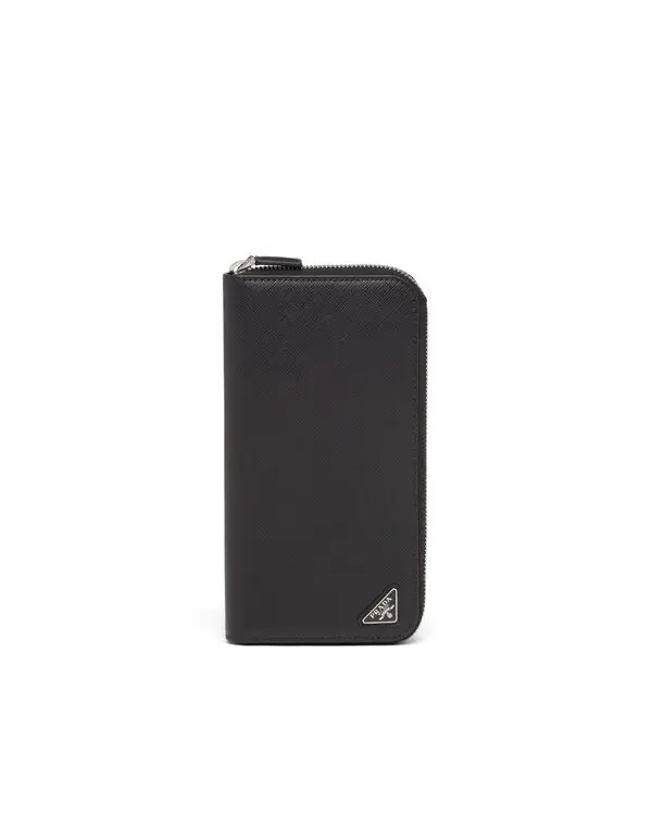Prada Saffiano Wallet - Black