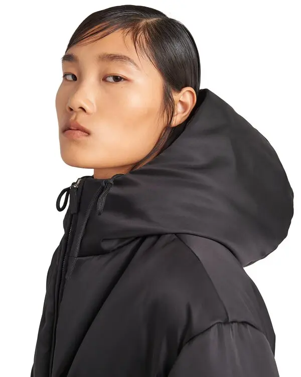 Prada Re-nylon Hooded Down Jacket