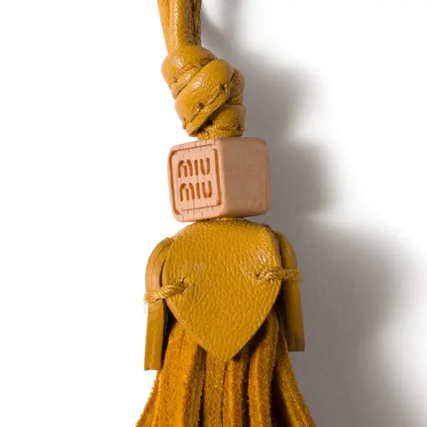 Miu Miu Leather Micro Trick - Whiskey