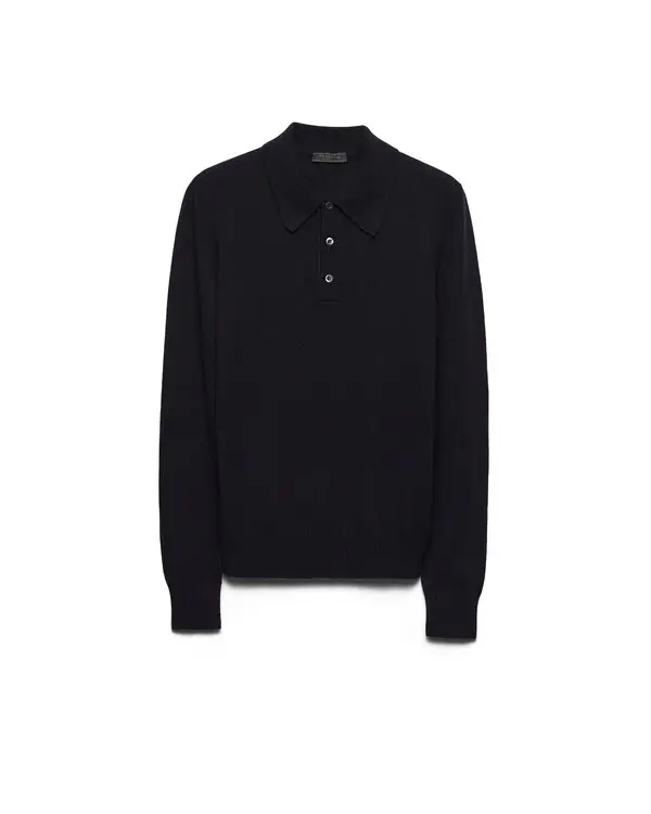 Prada Cashmere Polo Shirt