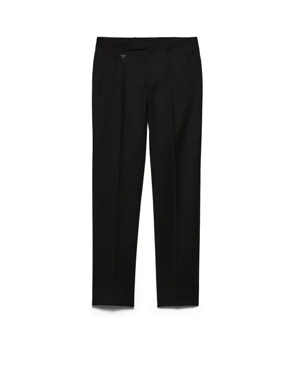 Prada Slim-fit Wool Trousers