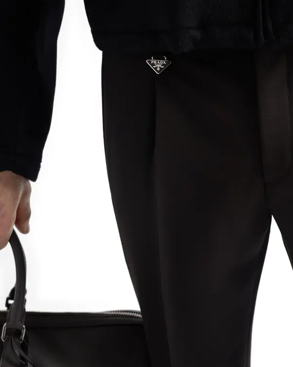 Prada Slim-fit Wool Trousers