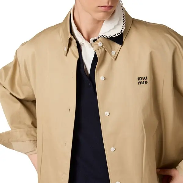 Miu Miu Chino Cloth Blouson Jacket