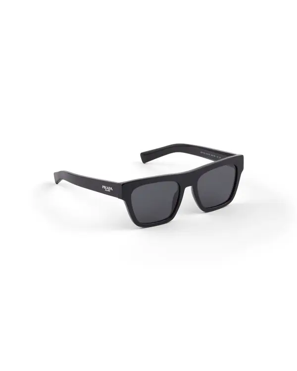 Prada Sunglasses With Logo - Slate Gray Lenses