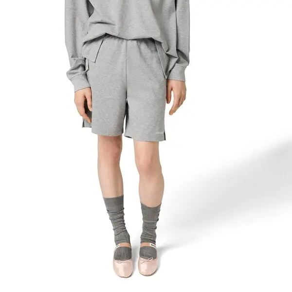 Miu Miu Jersey Bermuda Shorts