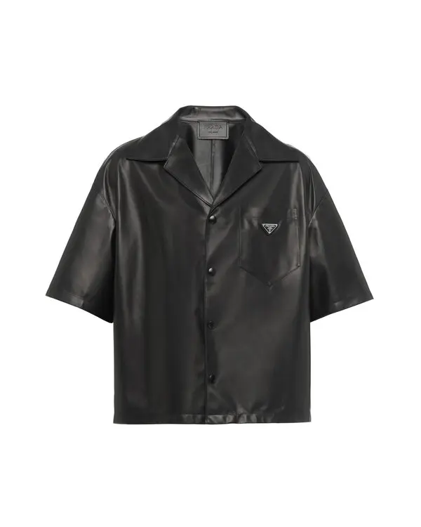 Prada Nappa Leather Shirt
