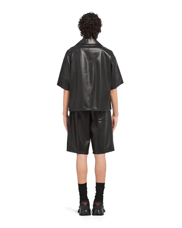 Prada Nappa Leather Shirt