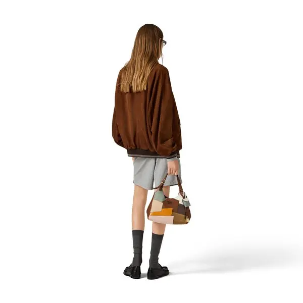 Miu Miu Suede Blouson Jacket - Brandy