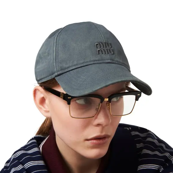 Miu Miu Baseball Cap - Grey