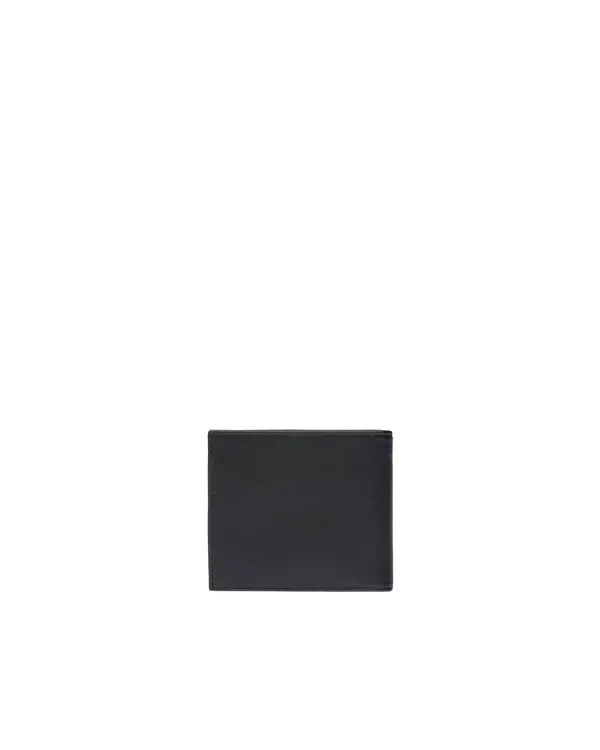 Prada Saffiano Leather Wallet With Coin Purse - Black