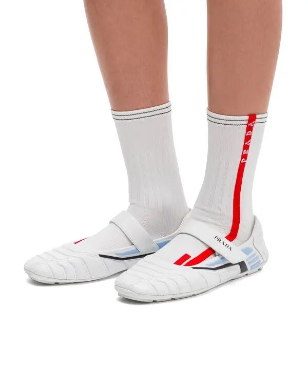 Prada Polyester Crew Socks