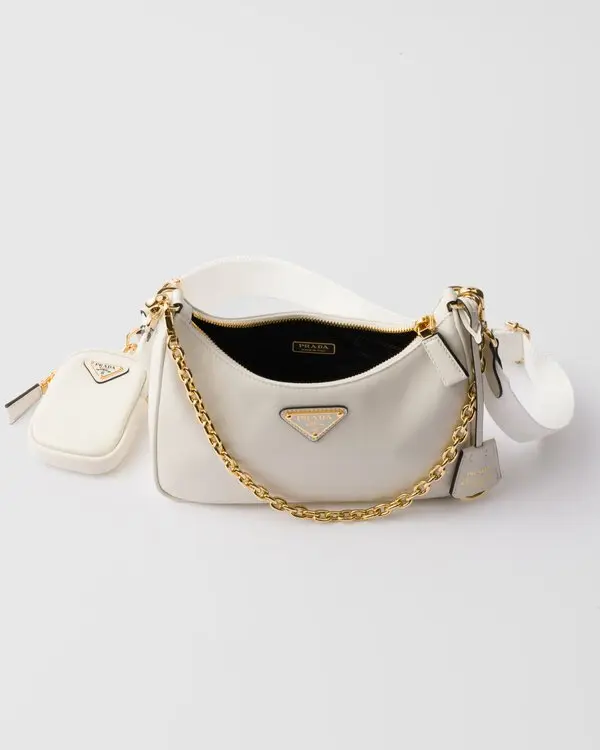 Prada Re-edition 2005 Leather Bag - White