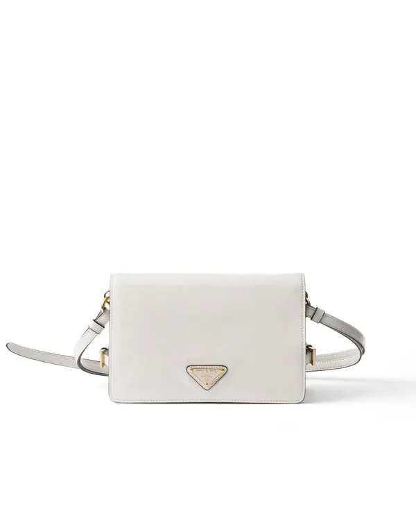 Prada Leather Shoulder Bag - White