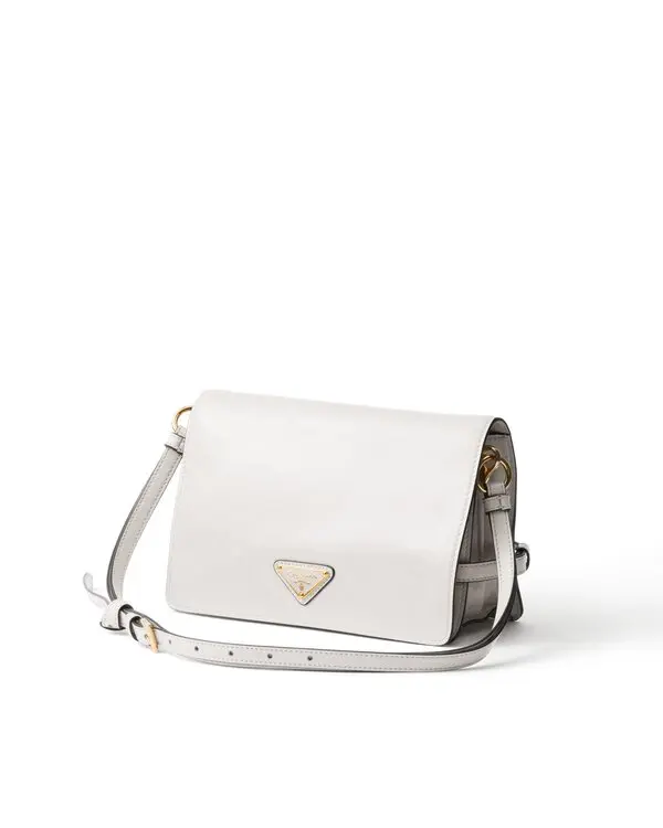 Prada Leather Shoulder Bag - White