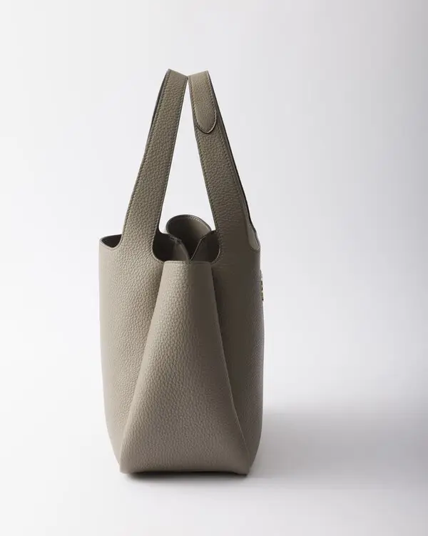 Prada Small Leather Tote Bag