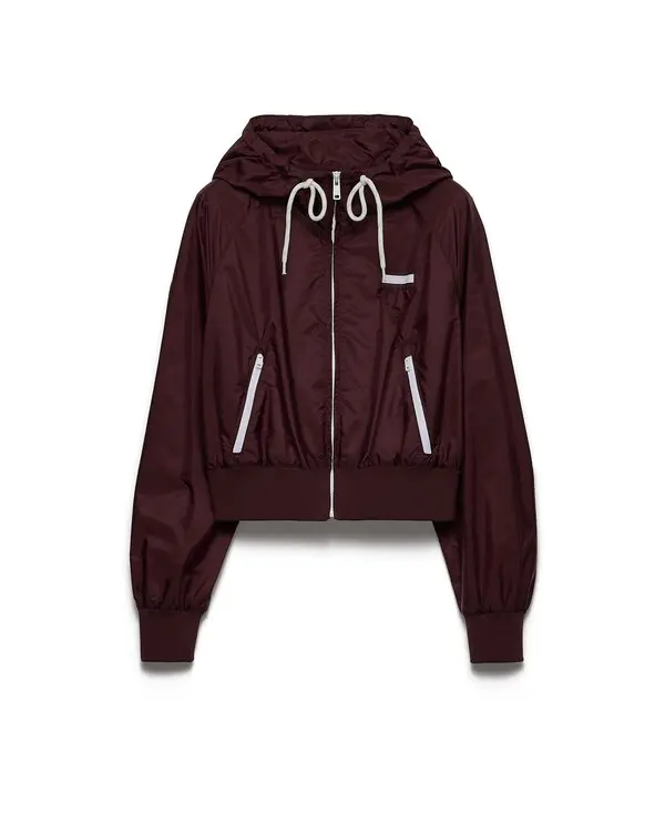 Prada Lightweight Re-nylon Blouson Jacket - Garnet