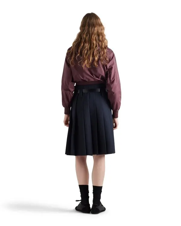 Prada Lightweight Re-nylon Blouson Jacket - Garnet
