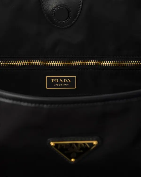 Prada Mariner Large Re-nylon Shoulder Bag - Black