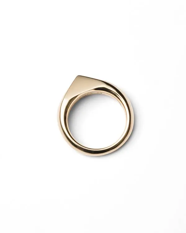 Prada Eternal Ring In Yellow