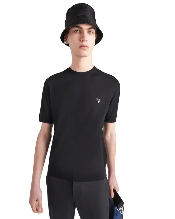 Prada Superfine Wool Crew-neck Sweater