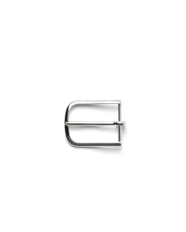 Prada Metal Belt Buckle - Silver