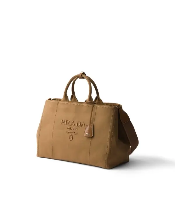 Prada Jardinière Extra-large Canvas Tote