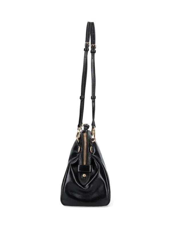 Miu Miu Calf Leather Shoulder Bag - Black