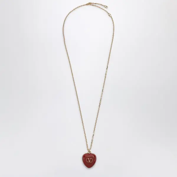 Valentino Garavani Heart Pendant Necklace - Metal