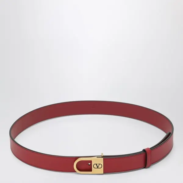 Valentino Garavani Volgo Signature Belt - Red